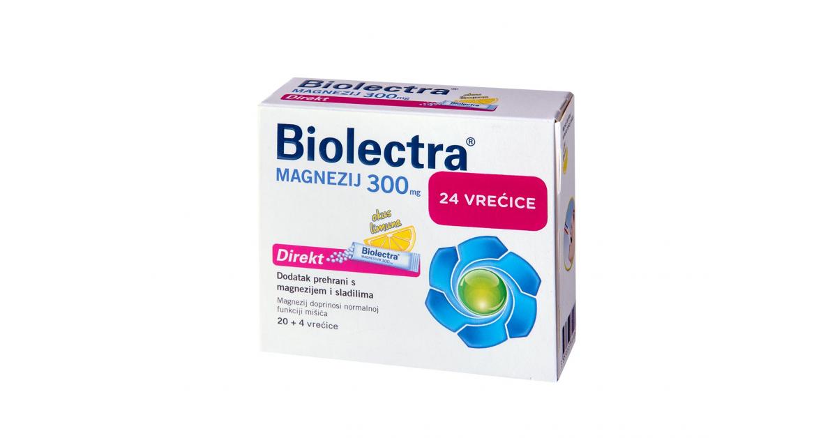 BIOLECTRA® MAGNEZIJ 300 MG DIREKT | oktal-pharma.hr